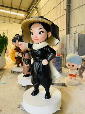FRP Sculpture: Customized Themed Corporate IP Doll Ornaments with ...
